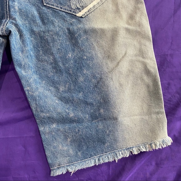 Parish Nation | Shorts | Mens Parish Nation Blue White Rinse Denim ...